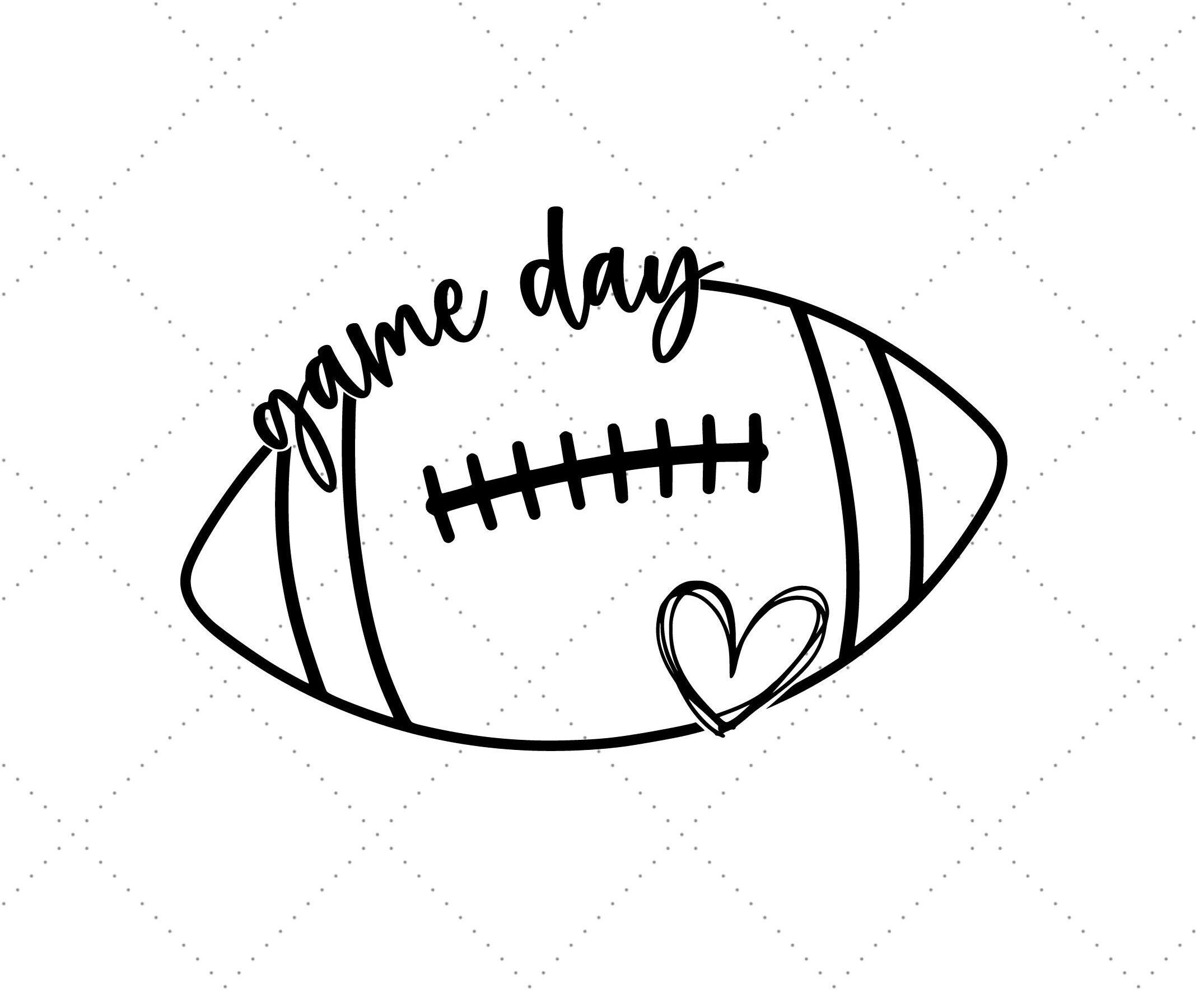 Game Day Football SVG, JPEG, PNG, and Pdf - Instant Digital Download ...