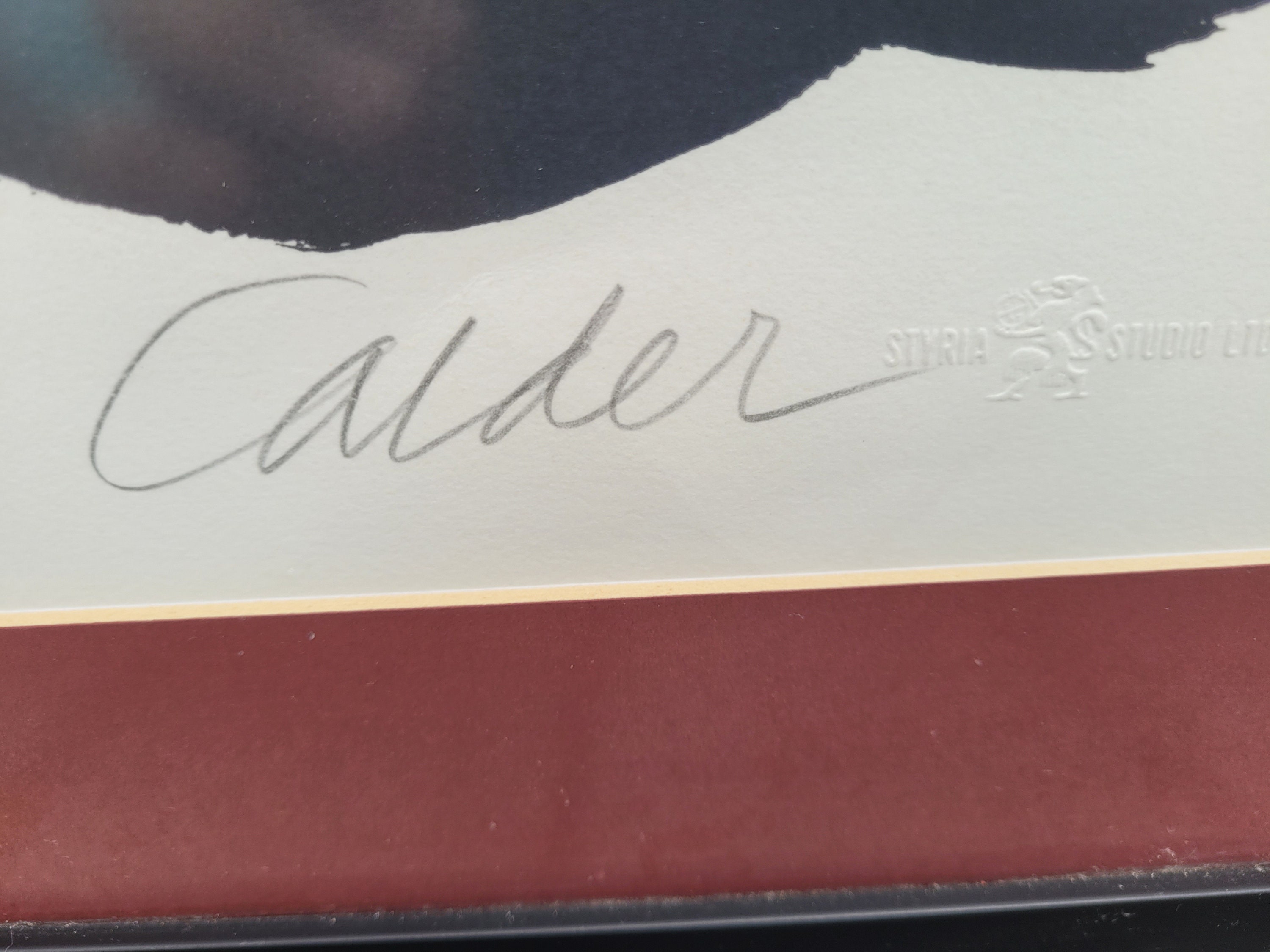 Alexander Calder Limited Edition Signed Lithograph. - Etsy