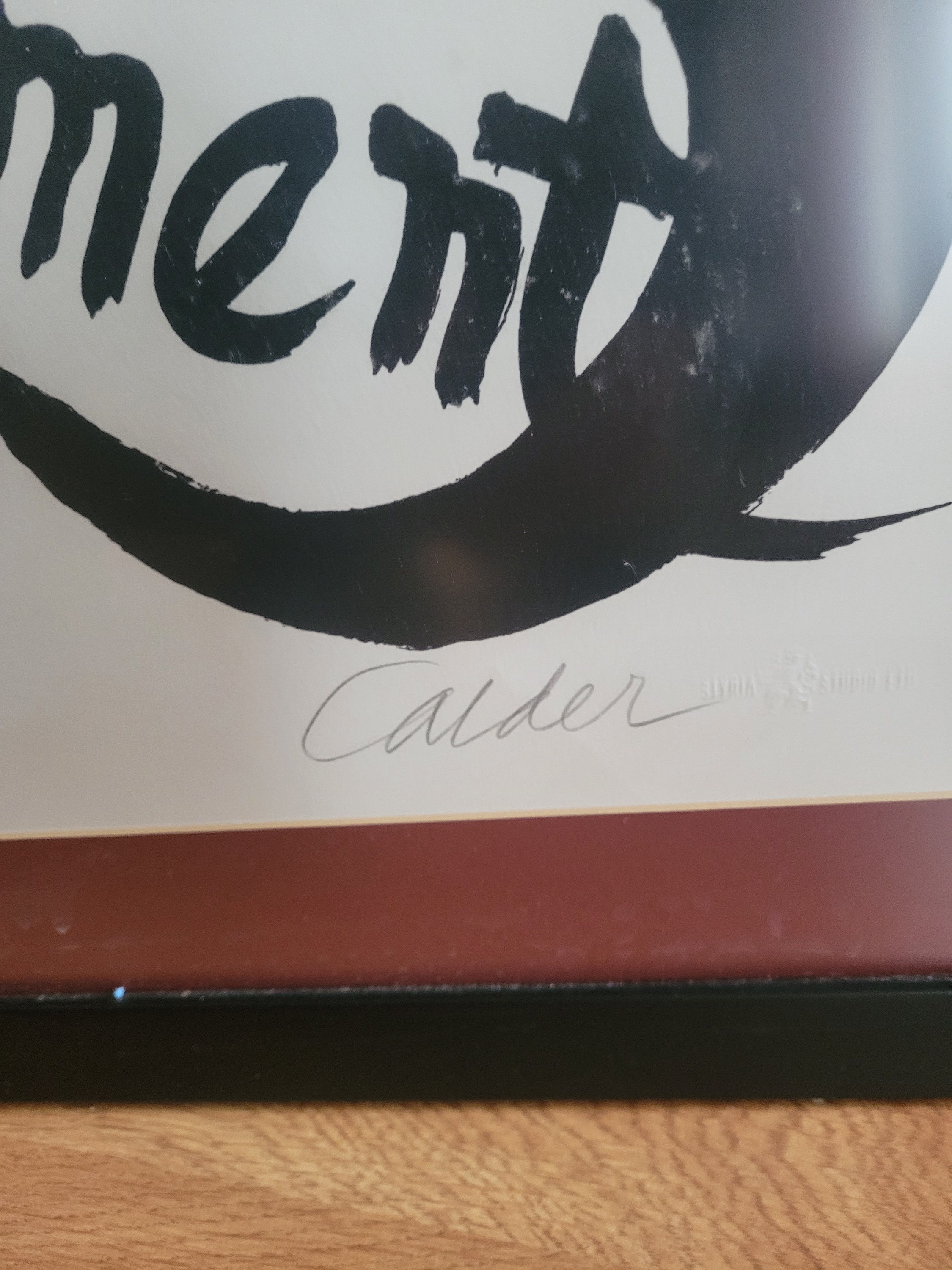 Alexander Calder Limited Edition Signed Lithograph. - Etsy