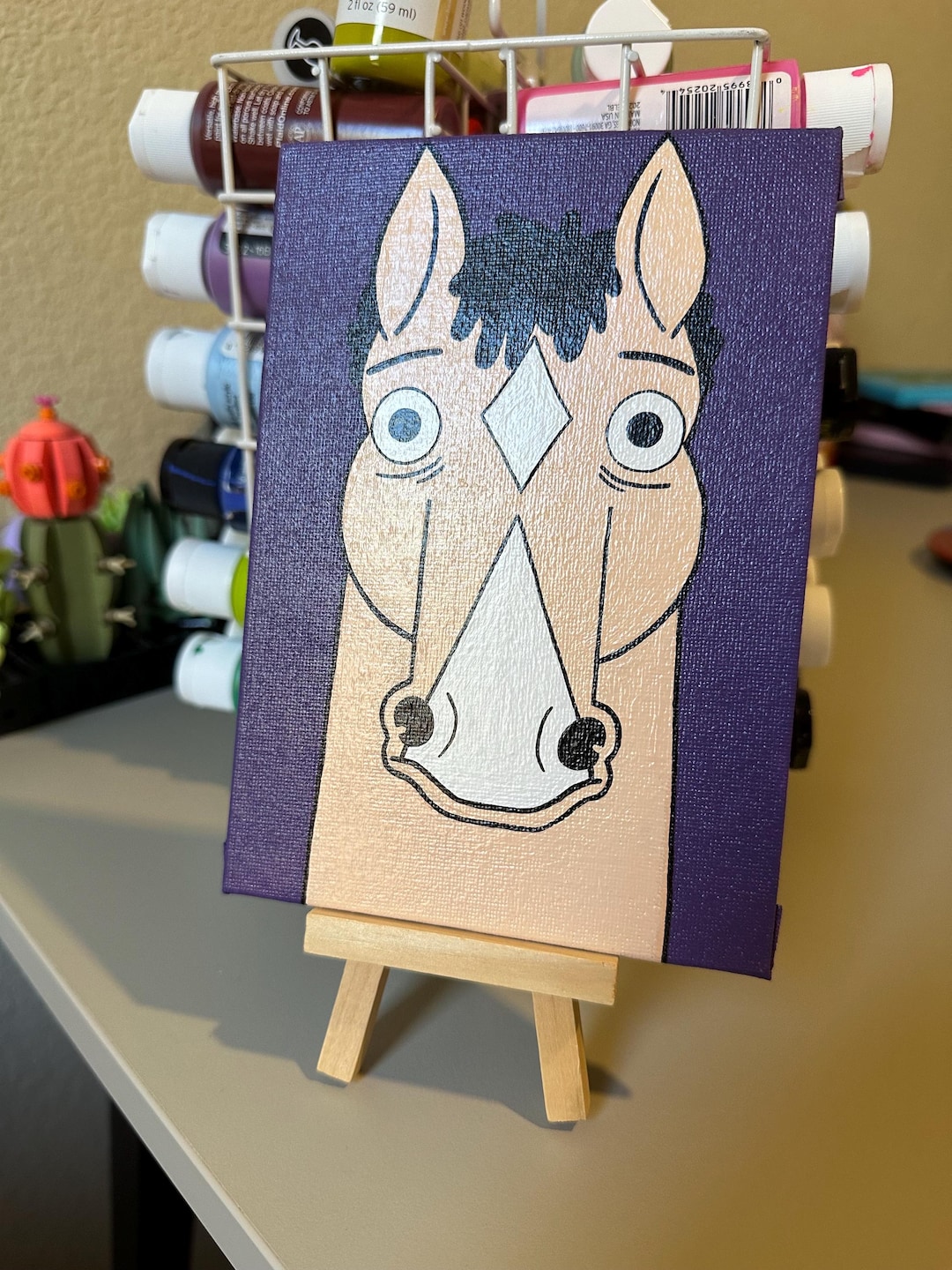 Bojack Horseman Acrylic Painting - Etsy