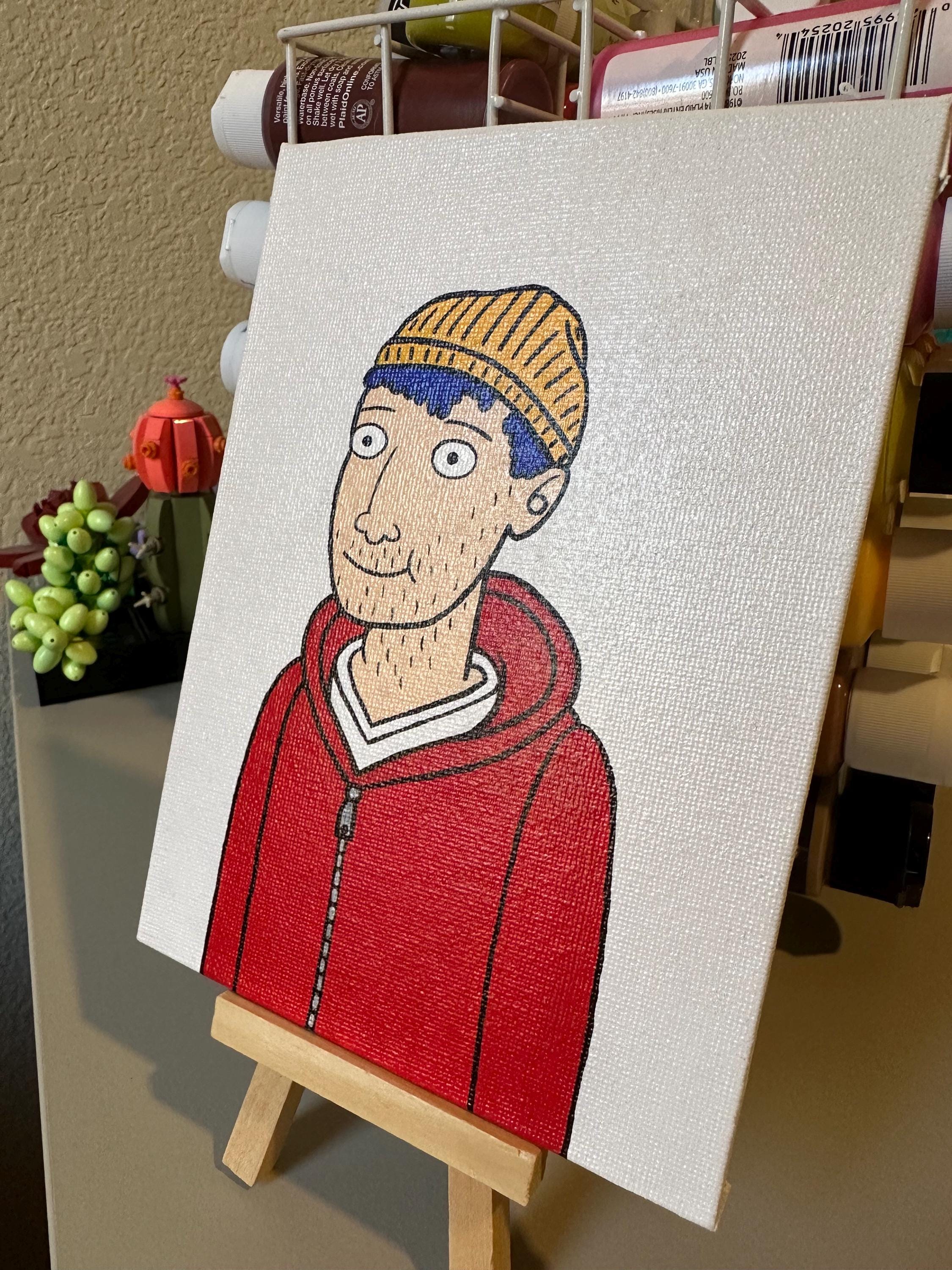 Mario Kart Toad Acrylic Painting - Etsy