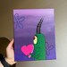 Plankton Holding Heart Acrylic Painting - Etsy