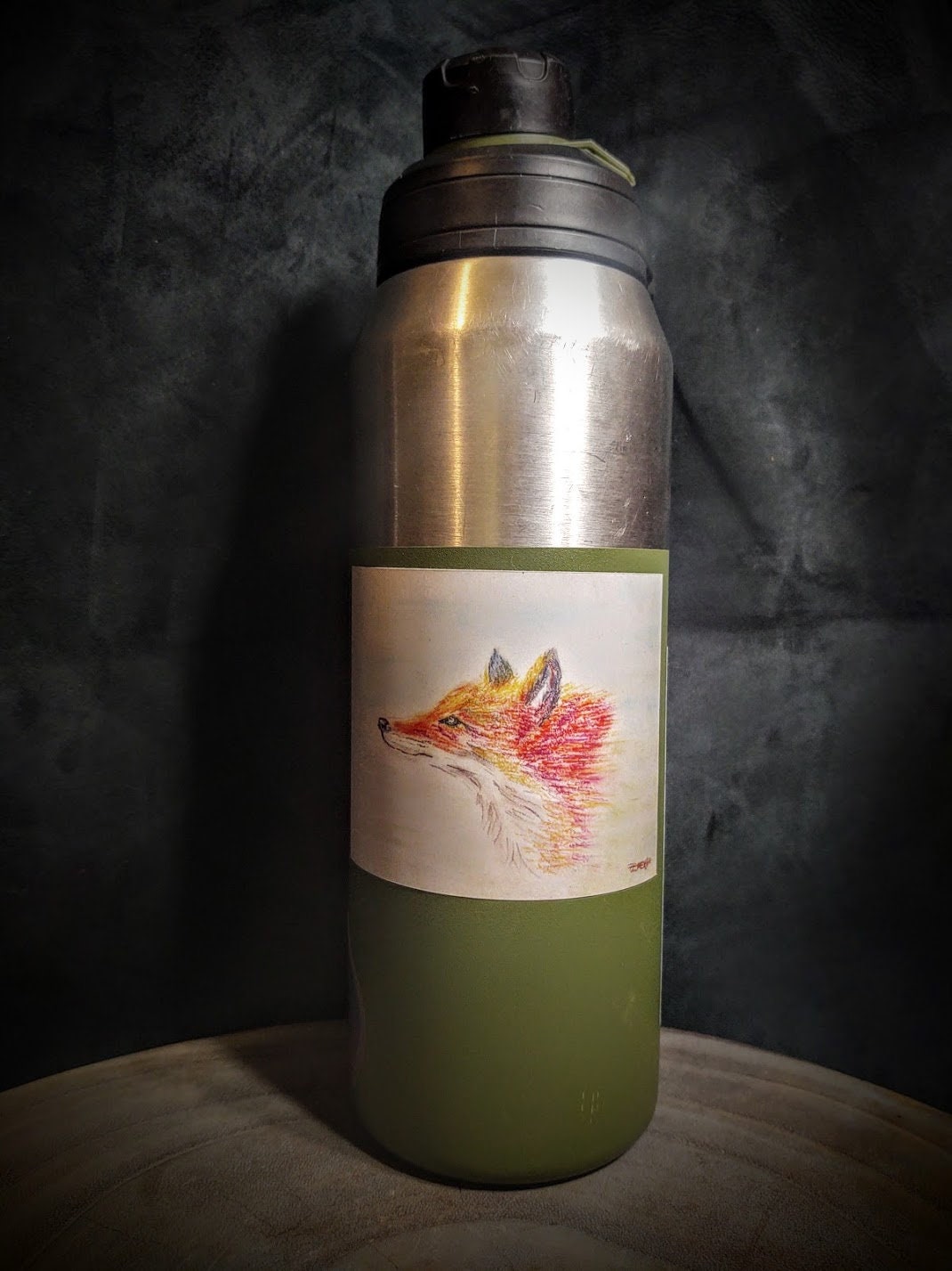 Beautiful Red Fox Sticker Print of Original Fine Art Fox - Etsy