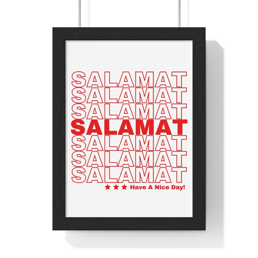 Salamat Po / Have A Nice Day Poster Print- Digital Download Only ...