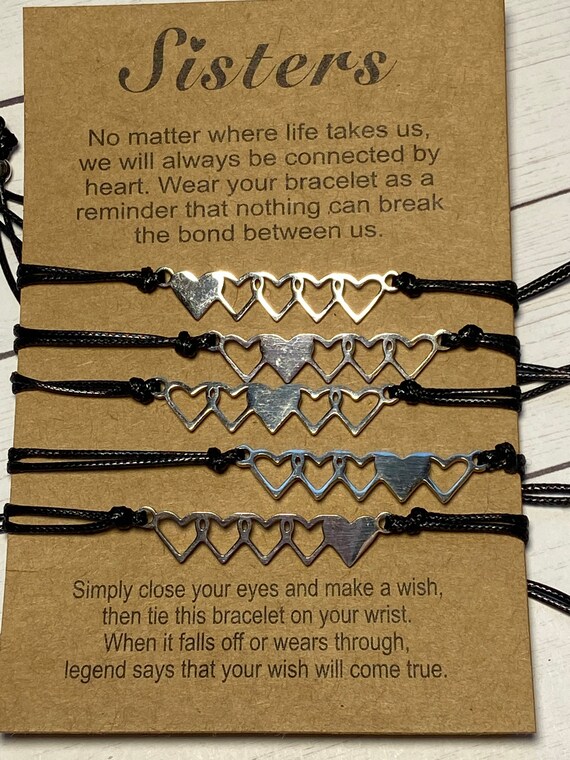 5 Sisters Gift Jewelry for Five Sisters Five Daughters Gift - Etsy