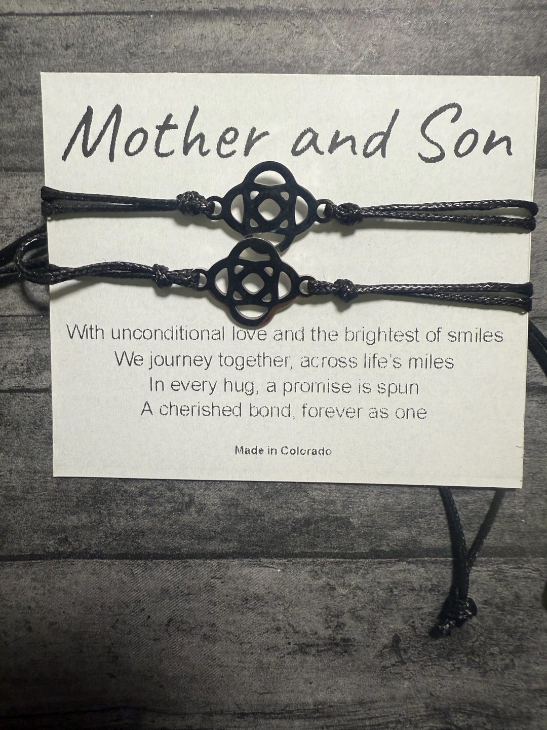 Mom and Son Gift Idea, Gift Set for Mother and Son, Jewelry Set of Two ...