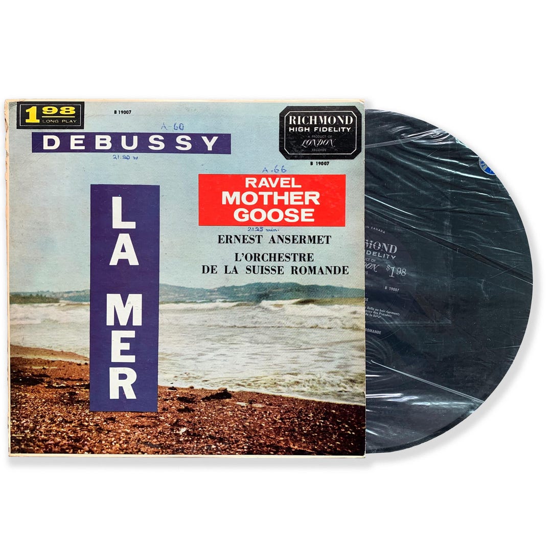 Debussy "la Mer" & Ravel "mother Goose" Vinyl - Richmond High Fidelity ...