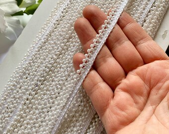 Beaded Pearl Trim | Etsy
