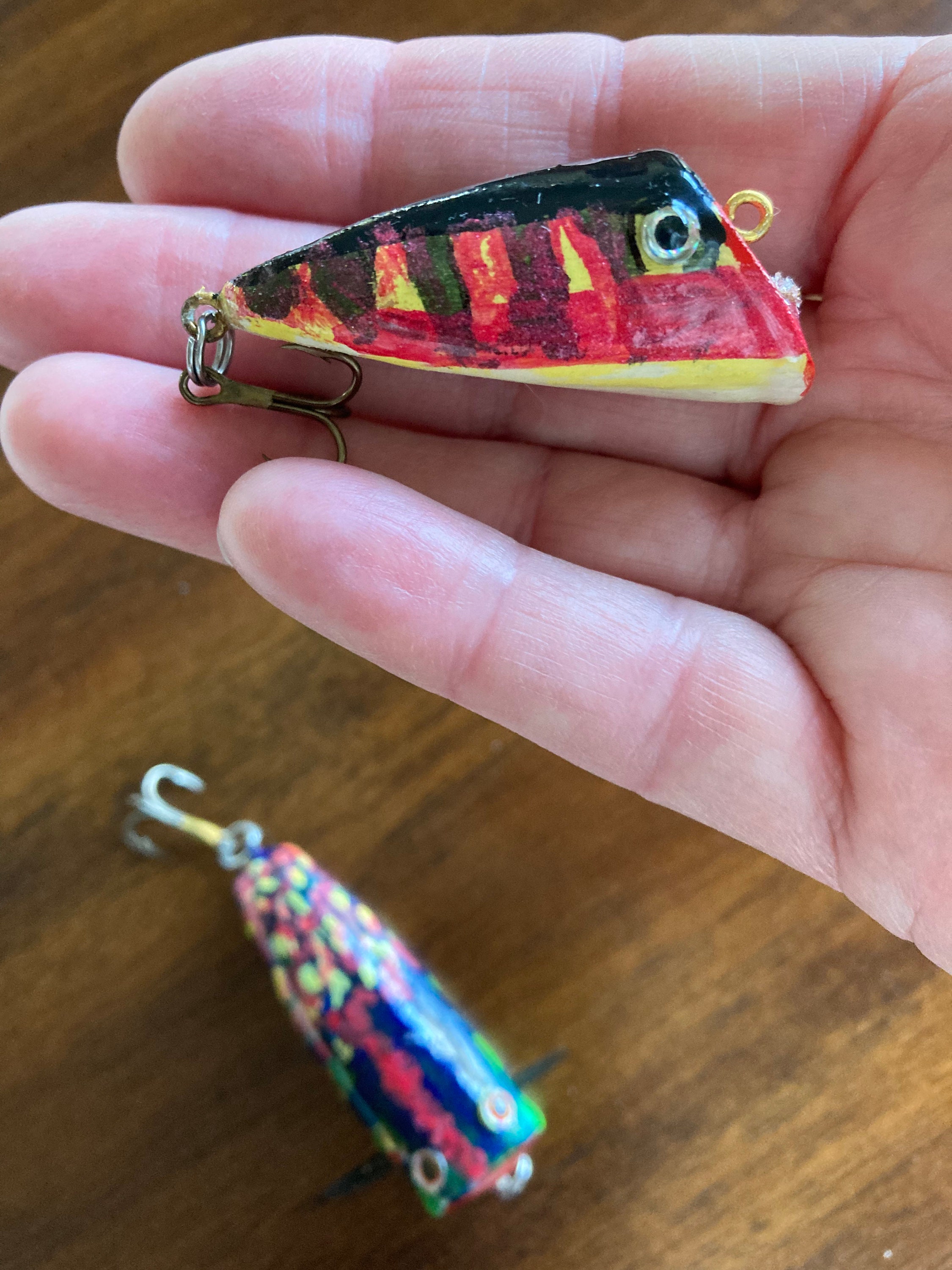 Fishing Lures Wooden Handmade Fishing Lures Make Great Gifts - Etsy