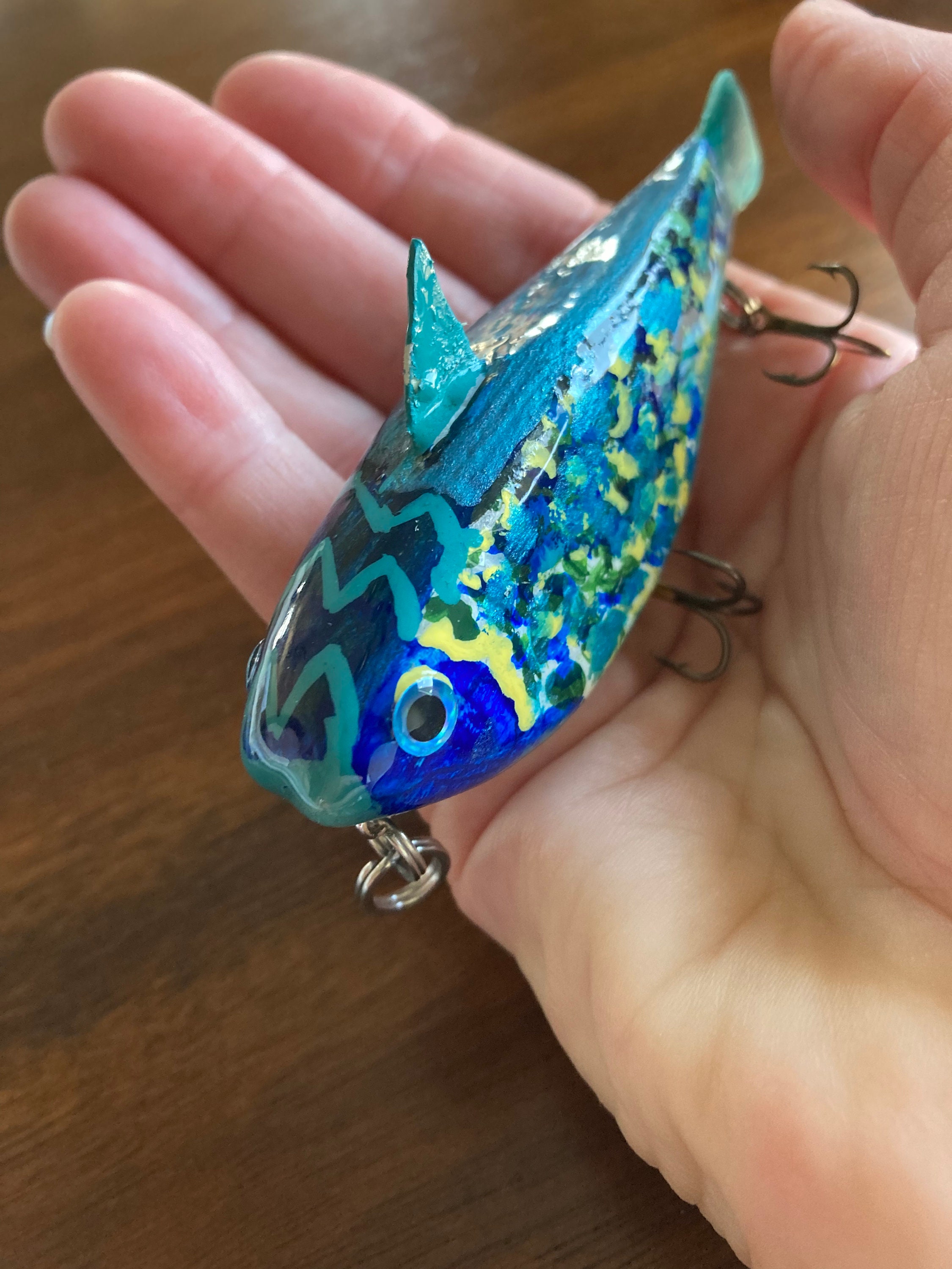 Fishing Lures Wooden Handmade Fishing Lures Make Great Gifts - Etsy