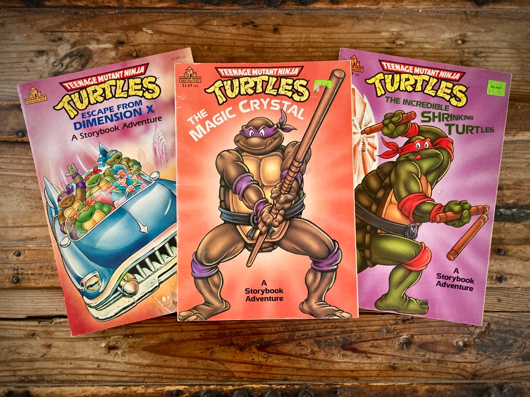 90s Teenage Mutant Ninja Turtles Storybook Adventure Lot of (3) PB ...