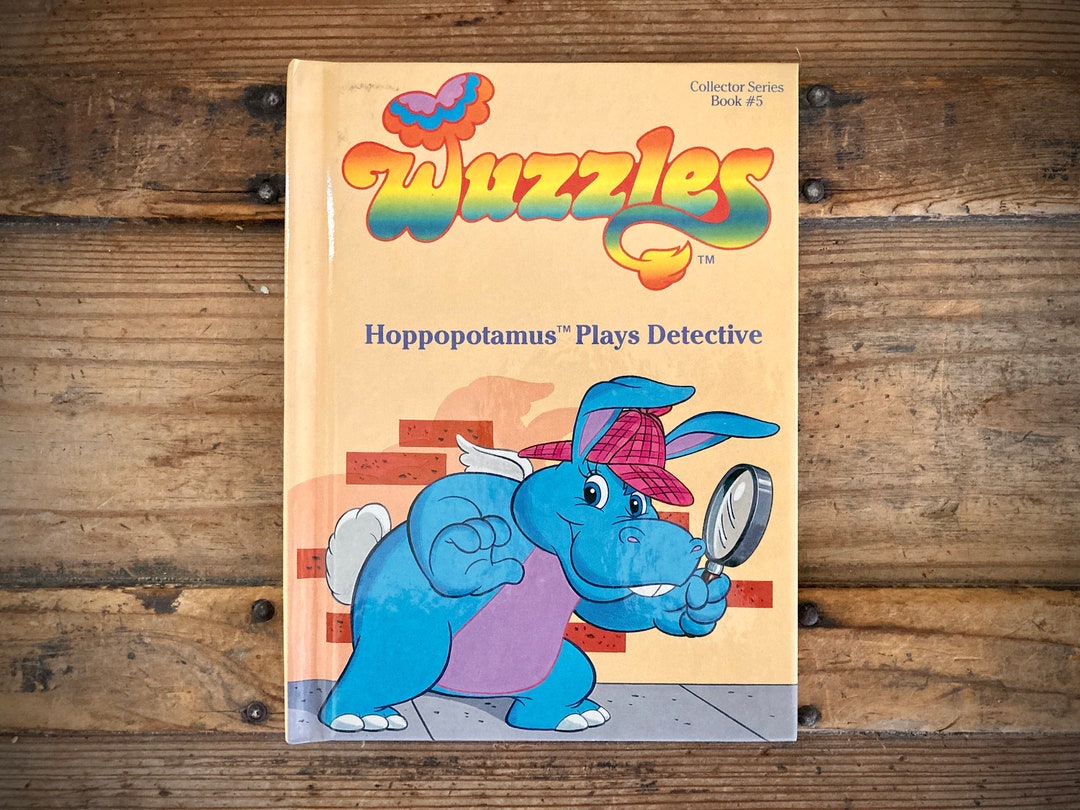 1984 Wuzzles Hoppopotamus Plays Detective, HC Book, Promo Flyer ...