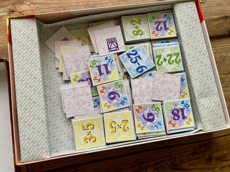 1997 Math Memory Game Matching Cards Vintage 90s Complete - Etsy