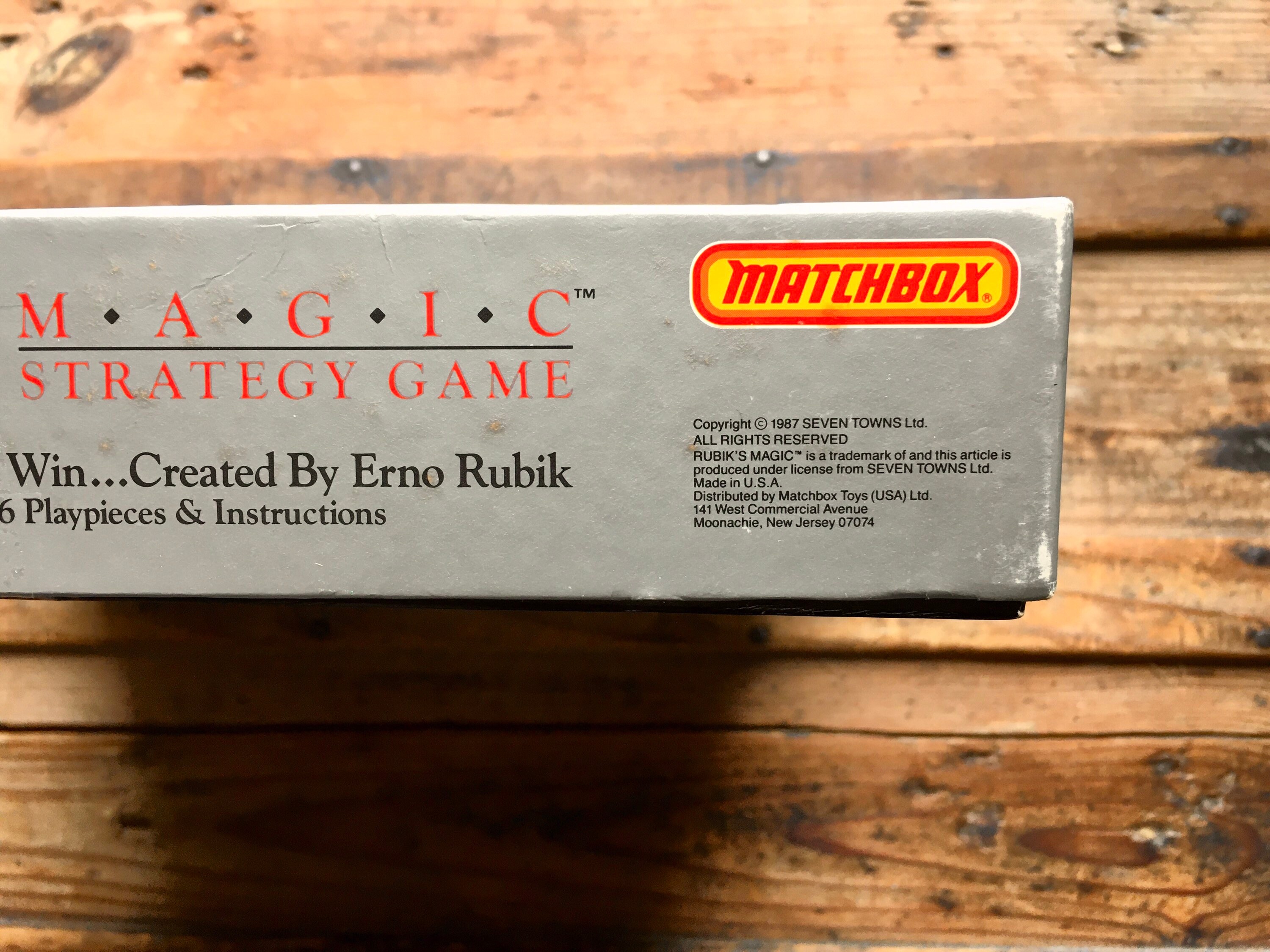 80s Rubik's Magic Strategy Game Matchbox Vintage 1987 - Etsy