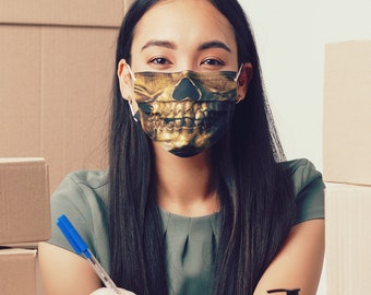 Skeletor Face Mask | Etsy