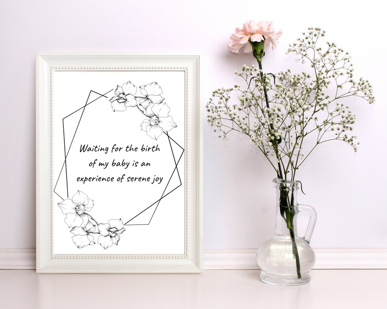 Blessingway Birth Flags Affirmation for Pregnancy & Birth - Etsy