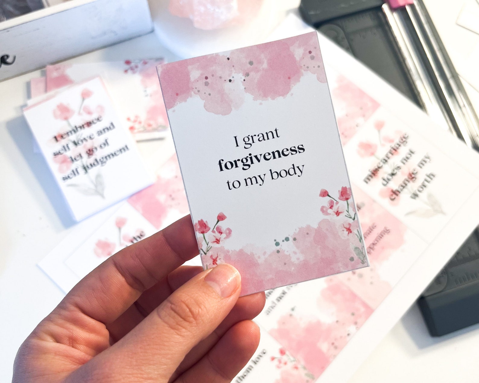 Miscarriage Affirmation Cards for Pregnancy Loss | Digital Affirm Card ...