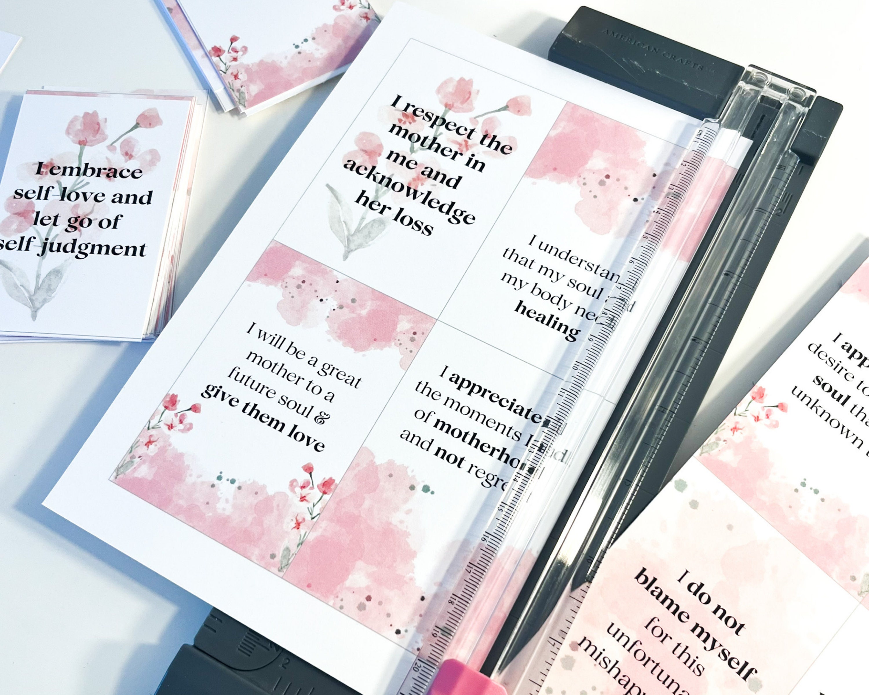 Miscarriage Affirmation Cards for Pregnancy Loss | Digital Affirm Card ...