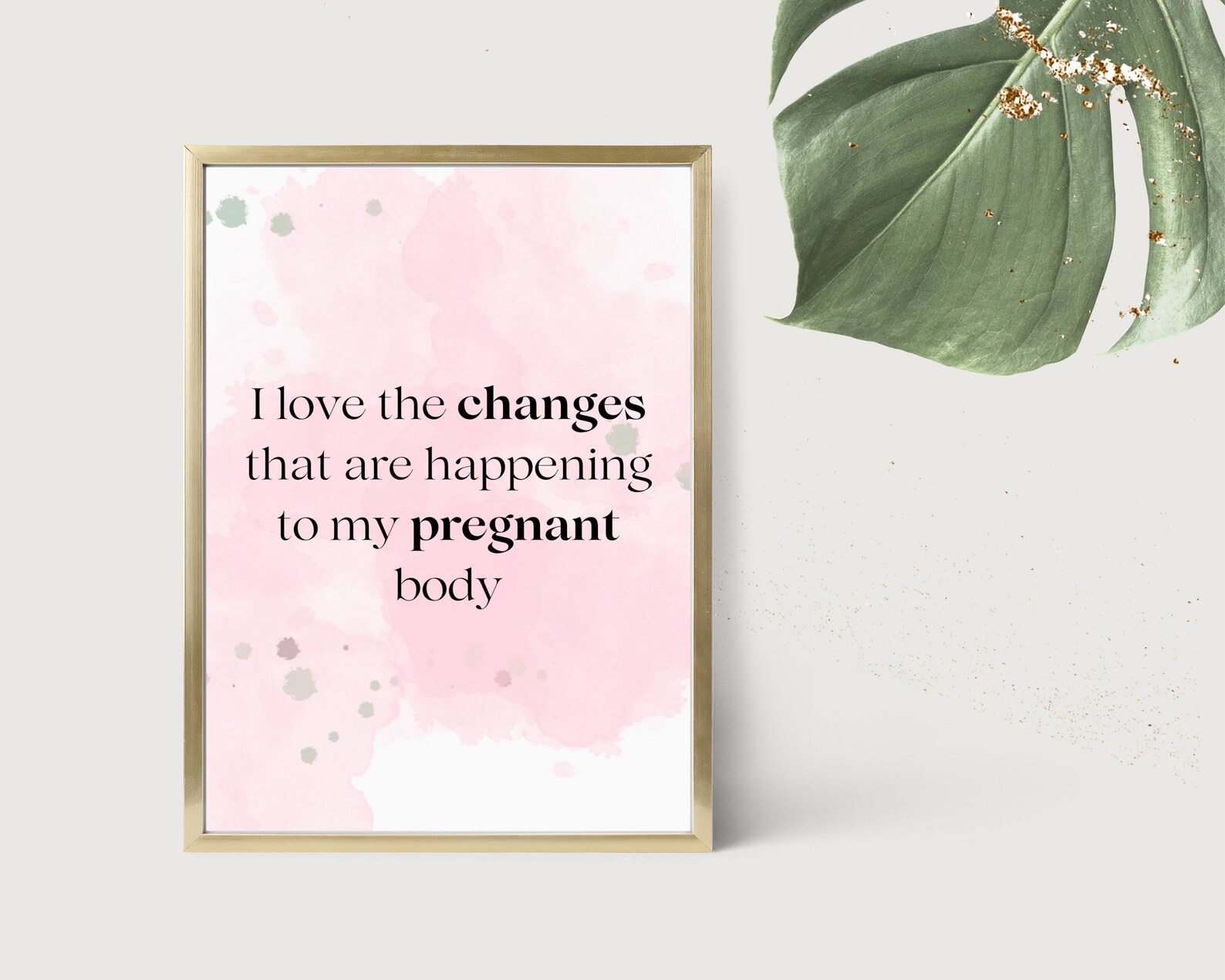 50 Hypnobirthing Pregnancy Affirmation Cards: Pink Flowers (PDF Digital ...