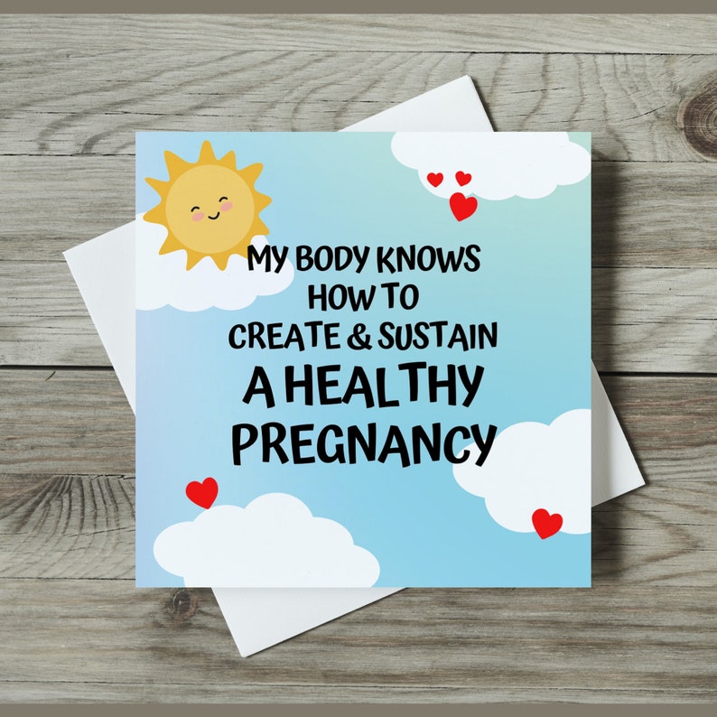Fertility Affirmation Cards – Printable Support for TTC, IVF, and ...