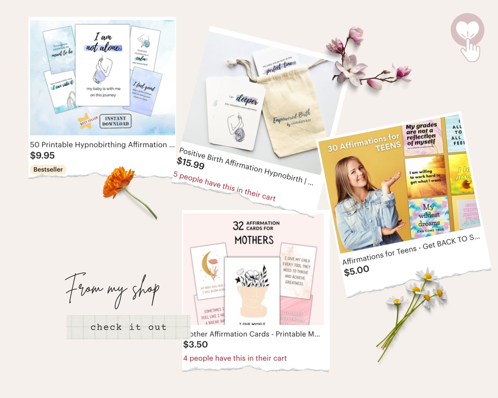 Affirmations for Resilience Printable Cards PDF - Etsy