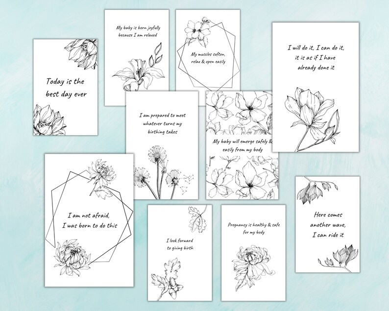 Blessingway Birth Flags Affirmation for Pregnancy & Birth - Etsy