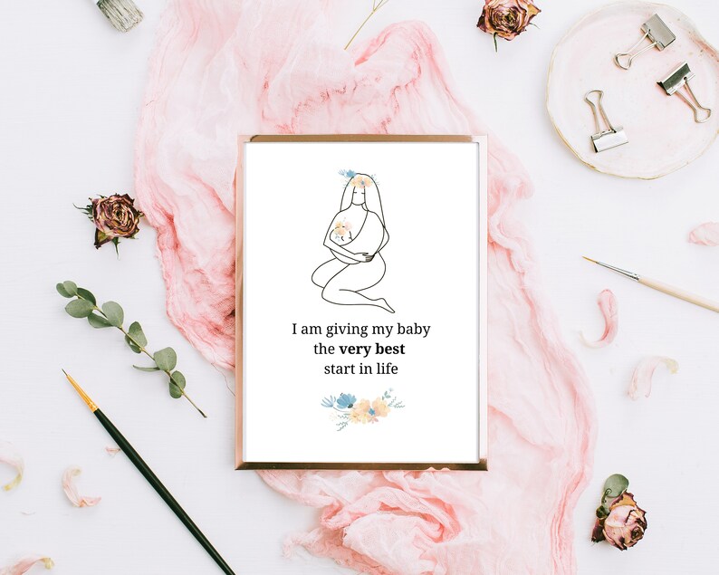 POSTPARTUM Affirmation Cards DIGITAL DOWNLOAD Support for - Etsy