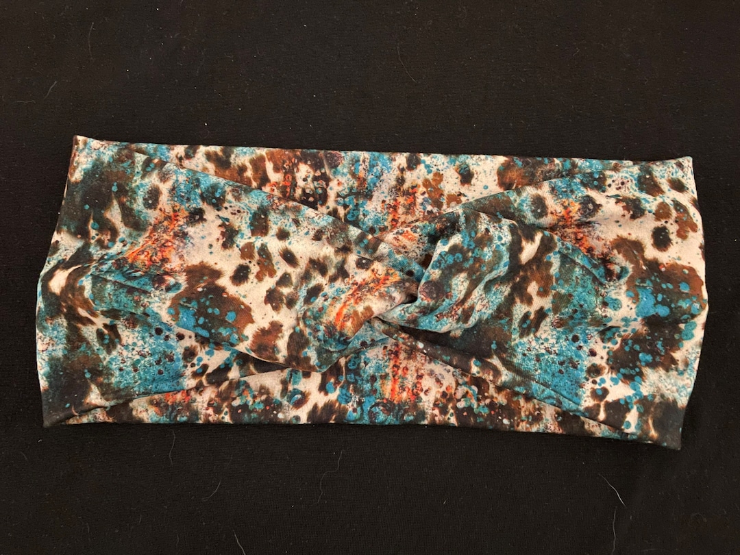 Teal Cow Print - Etsy