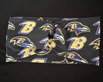 Baltimore Ravens Headband or Hair Bow - Etsy