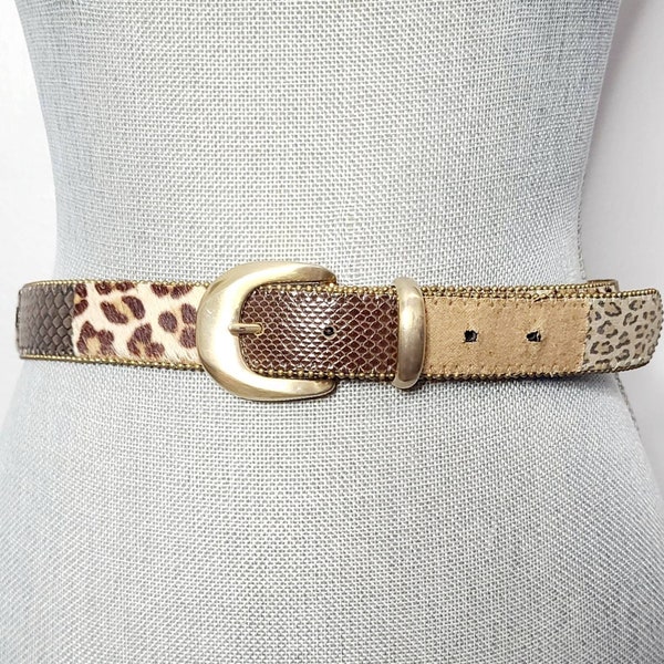 Leopard Print Belt - Etsy