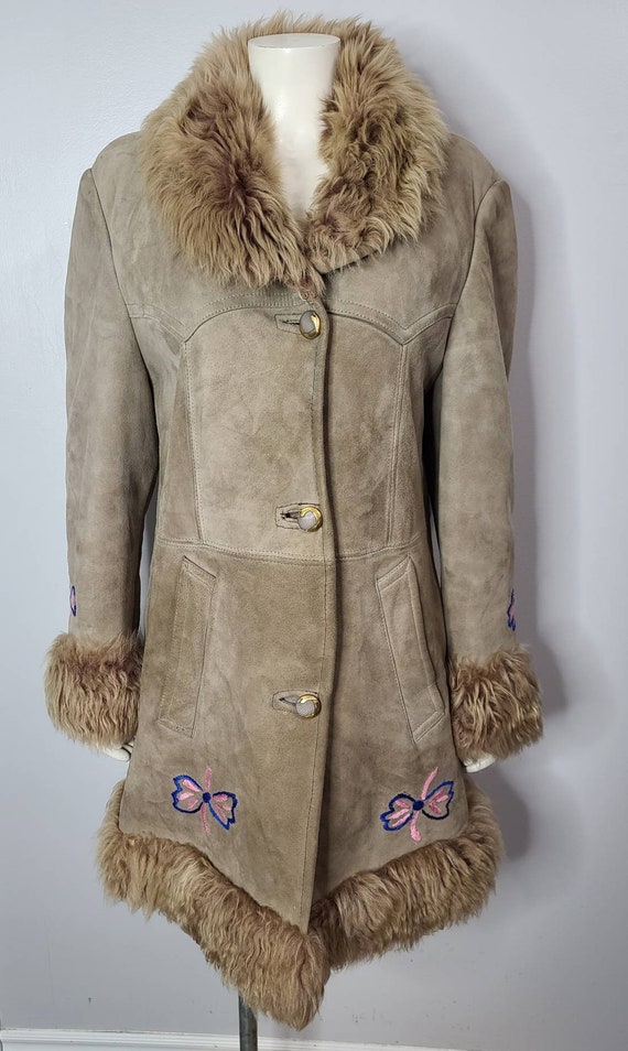 Vintage Penny Lane Coat 1970s Penny Lane Embroidere Gem