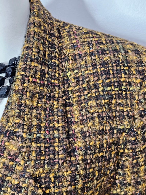 Vintage 1990s Tweed Suit Womans Skirt Suit Tweed Bo… Gem
