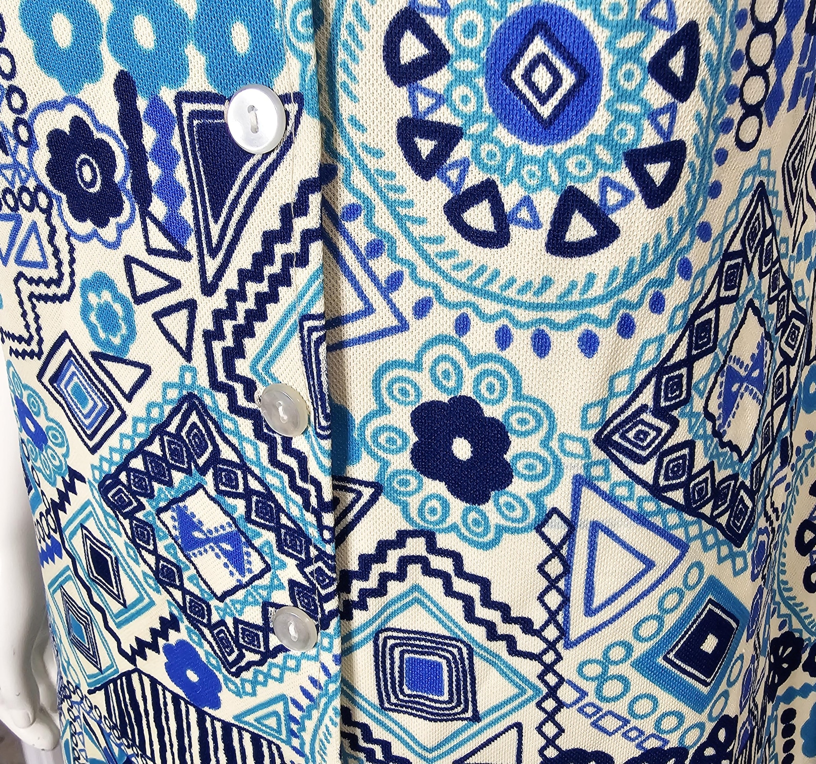 Vintage 1960s Micro Mini Dress, MOD, Geometric, Floral, Poly Knit - Etsy