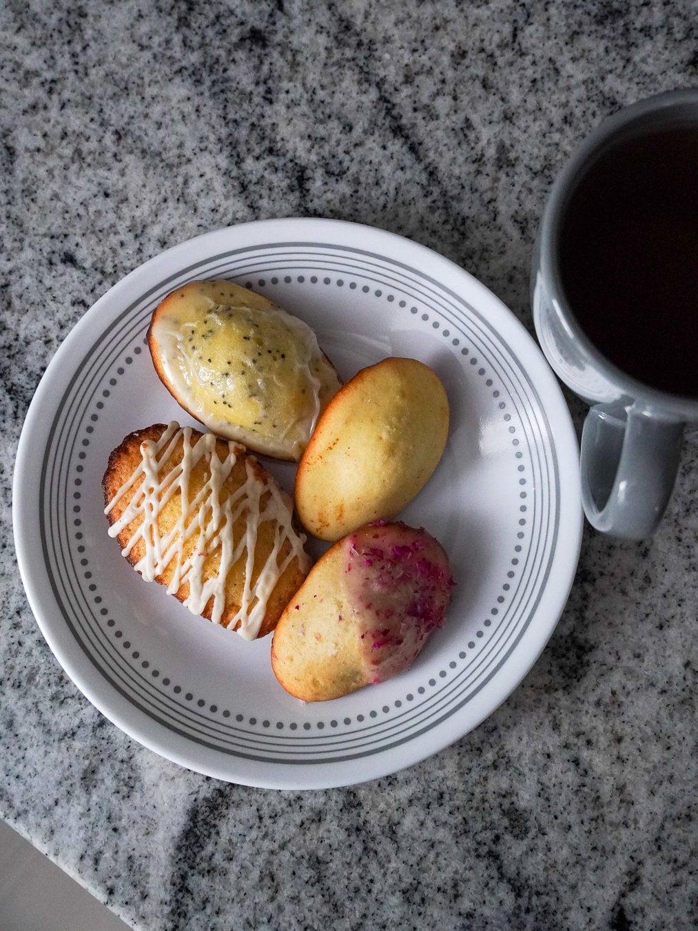 French Madeleine Sampler Box - 4 Boxes With 6 Cookies / Gourmet Cookie ...