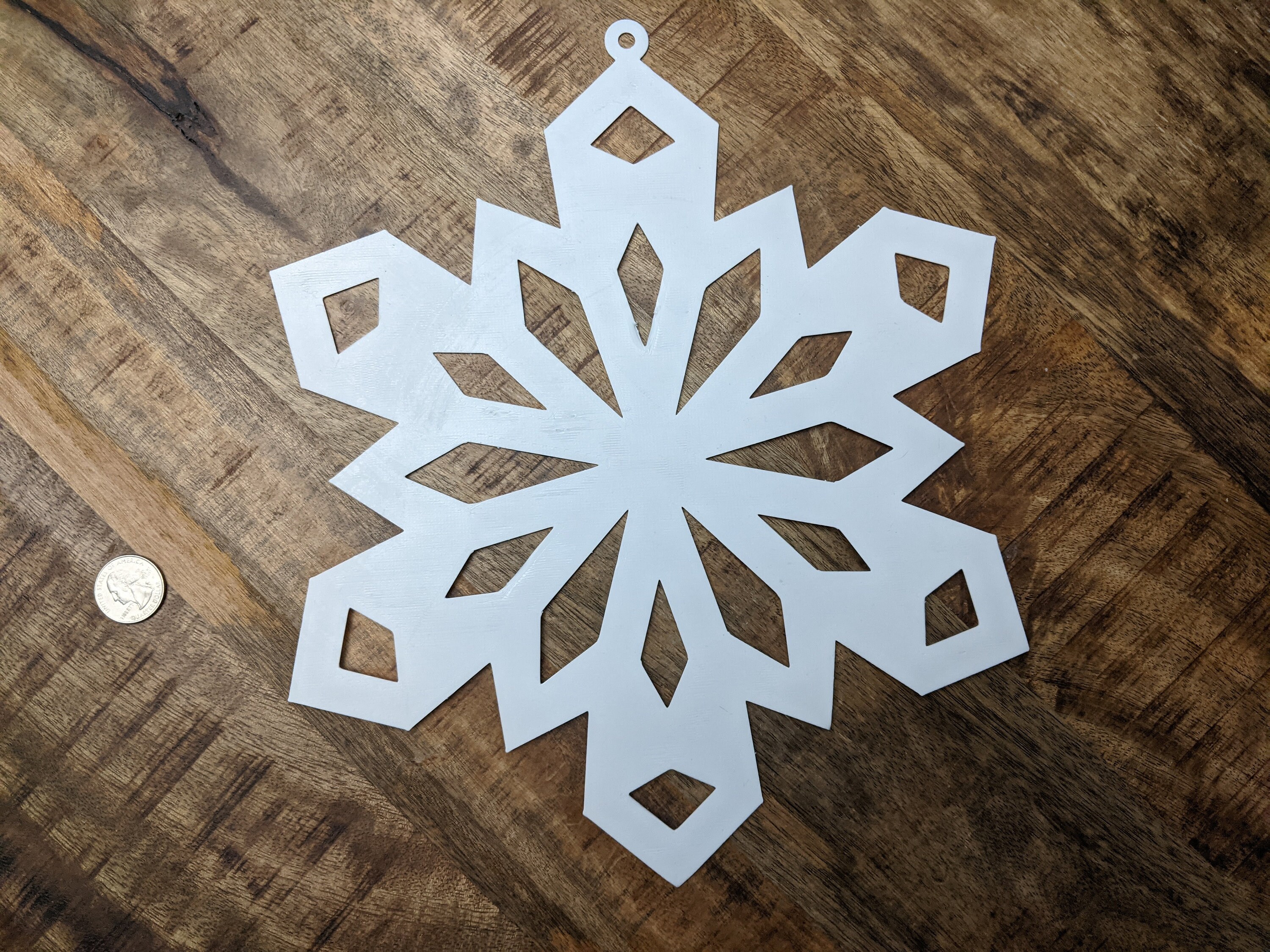 Set of 3 Extra Large (16 Inch) Hanging Snowflakes Decorations, 3d ...