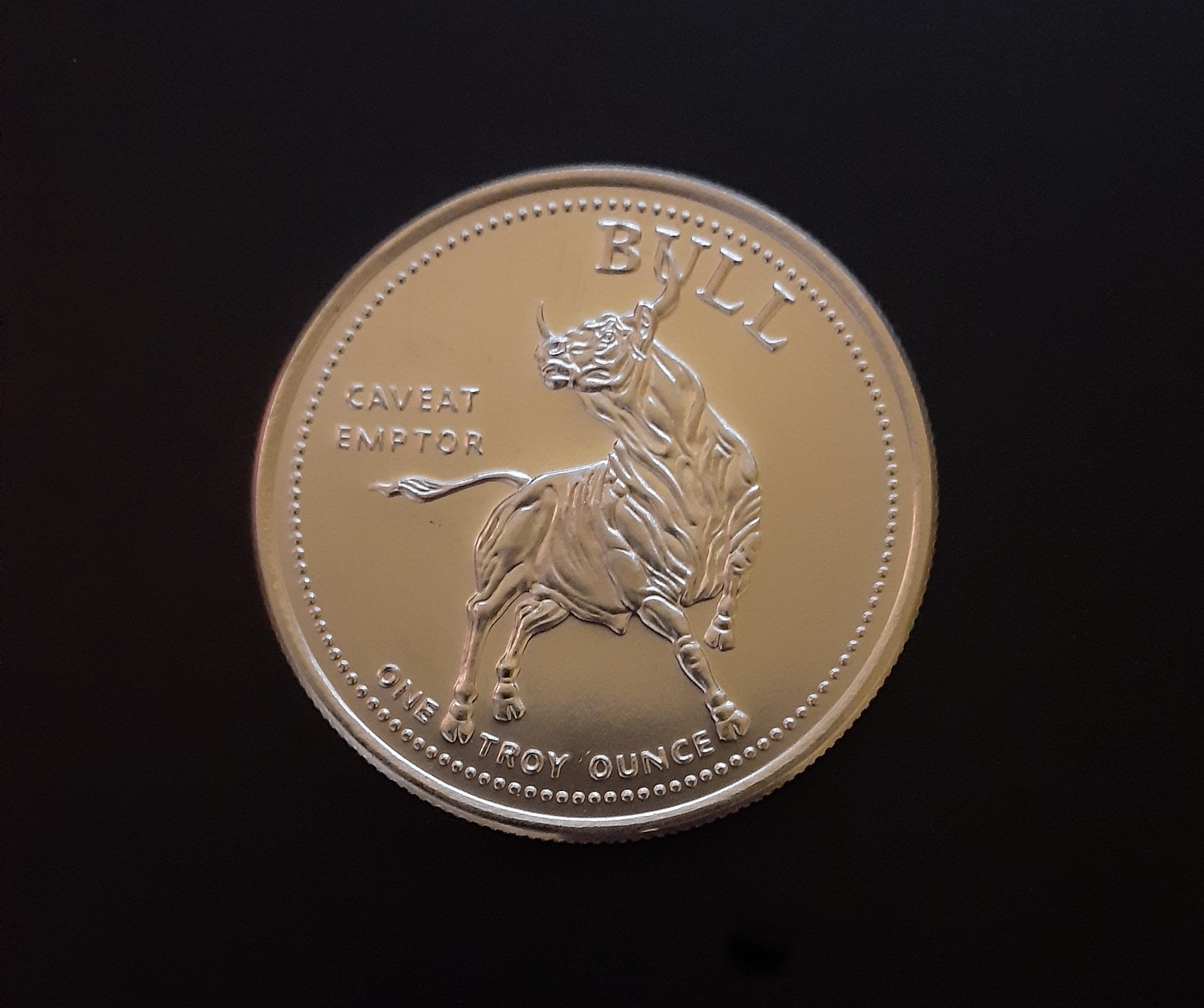Bull and Bear 1 Oz. Silver Coin - .999 Fine Silver - Limited Edition - Etsy