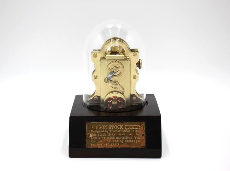 Vintage Edison Stock Ticker Tape Machine Replica Lighter - Etsy