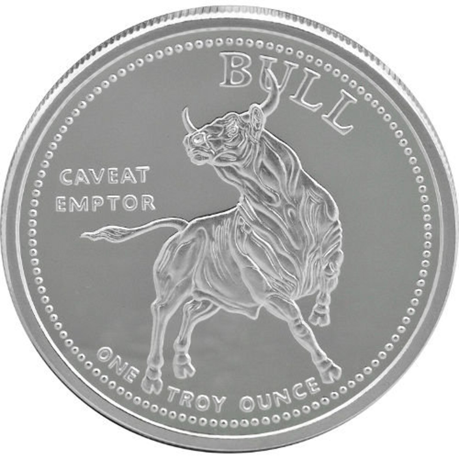 Bull and Bear 1 oz. Silver Coin .999 Fine Silver Limited | Etsy