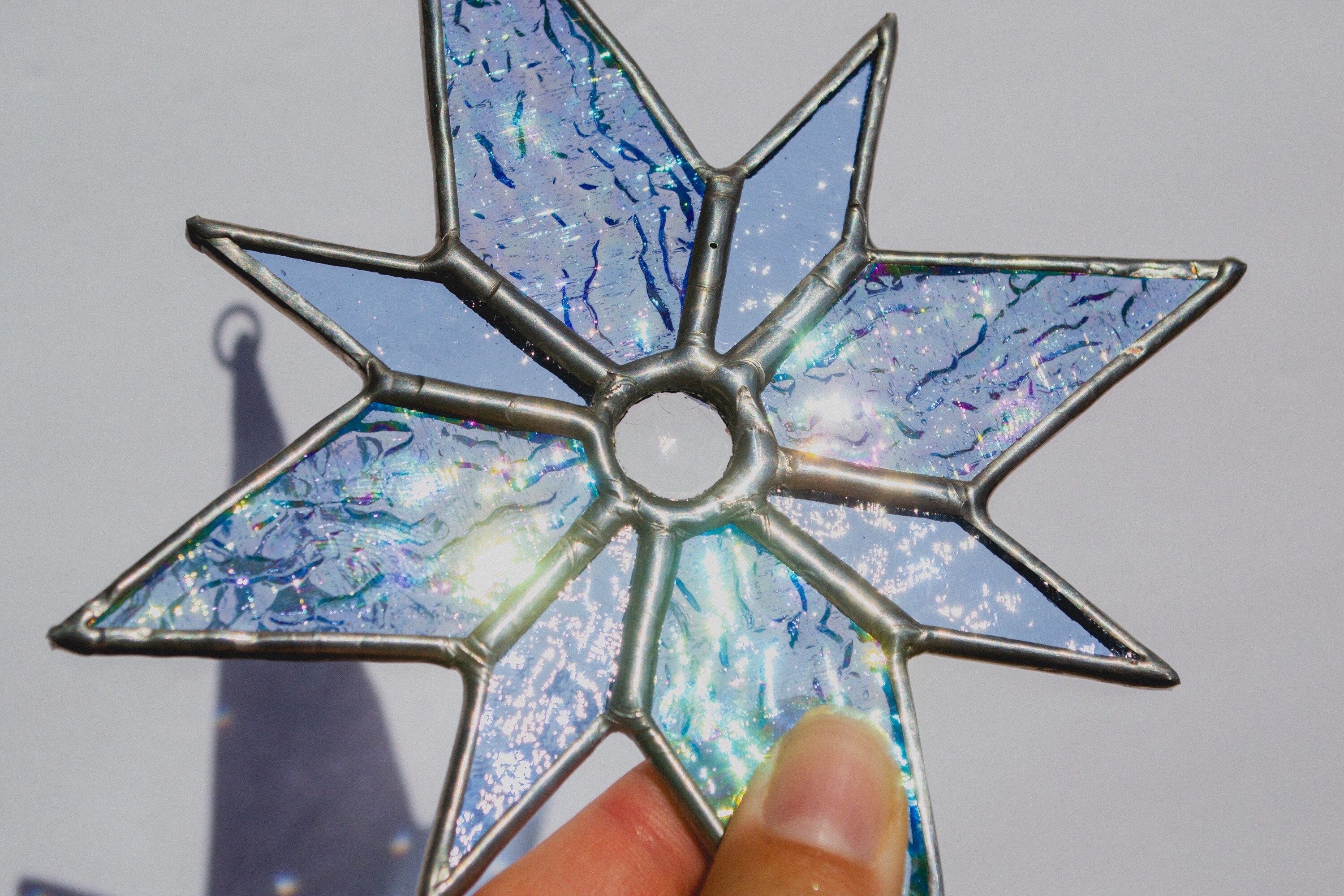 Stained Glass Suncatcher Pattern Christmas Beginner Stained - Etsy