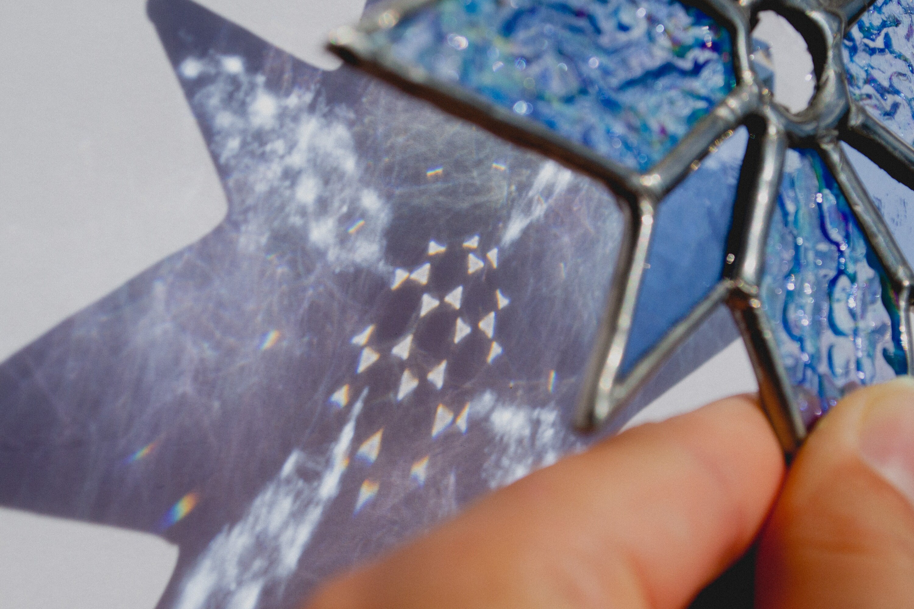 Stained Glass Suncatcher Pattern Christmas Beginner Stained - Etsy