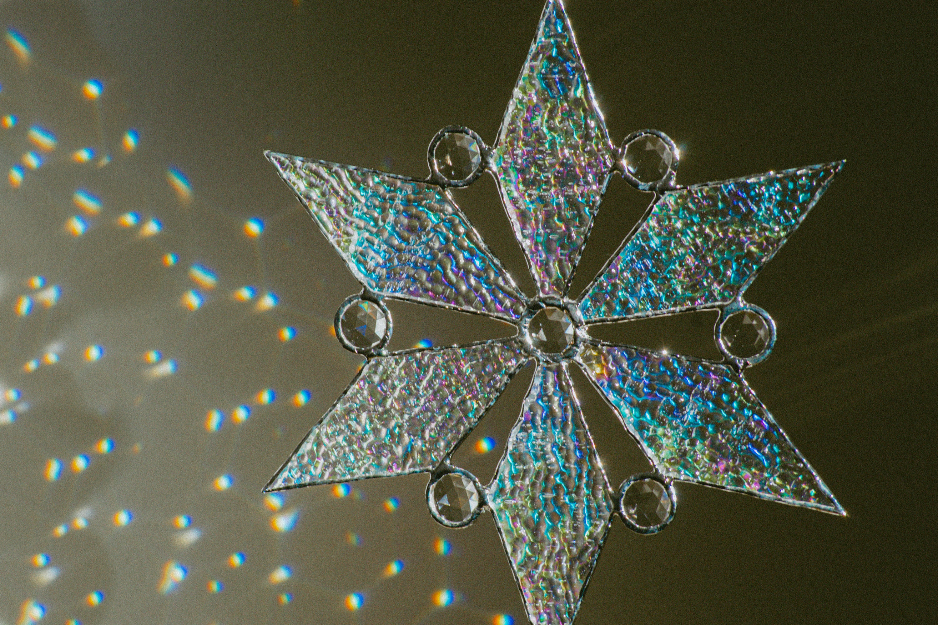 Stained Glass Pattern Winter Snowflake Stained Glass Pattern Christmas ...