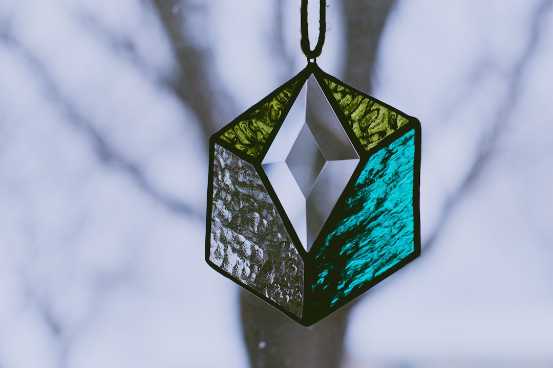 Stained Glass Suncatcher Pattern Download, Beginner Stained Glass ...