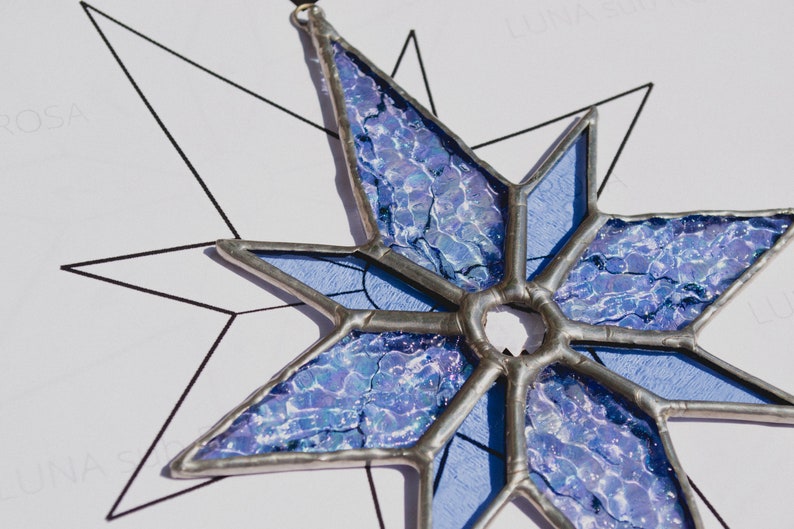 Stained Glass Suncatcher Pattern Christmas Beginner Stained - Etsy