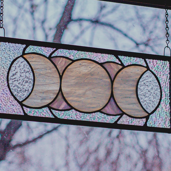 Stained Glass Moon - Etsy