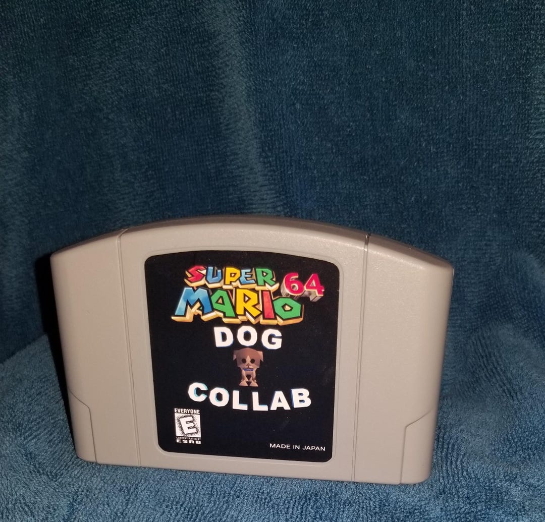 Super Mario 64 Dog Collab for Nintendo 64 N64 English Version USA NTSC ...