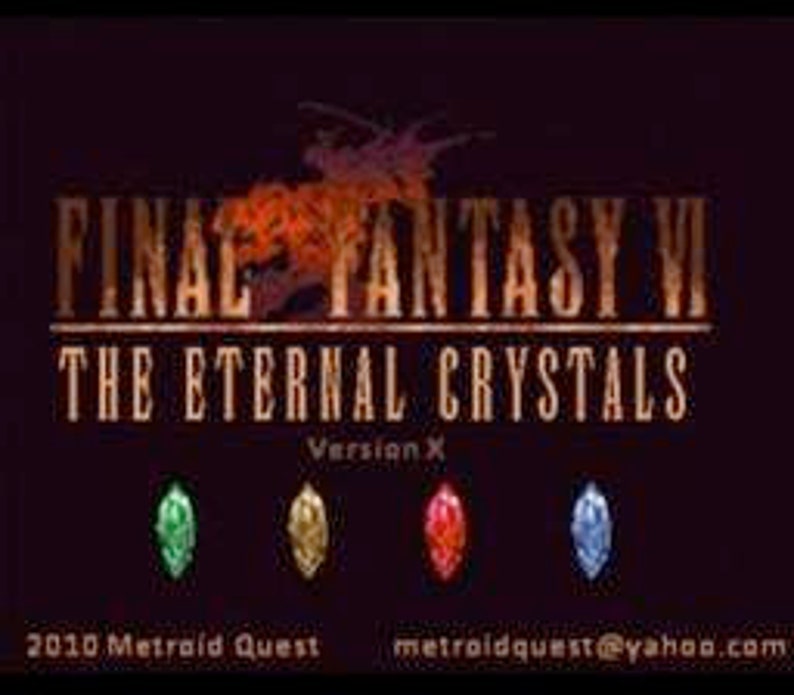 Final Fantasy VI the Eternal Crystals for Super Nintendo - Etsy