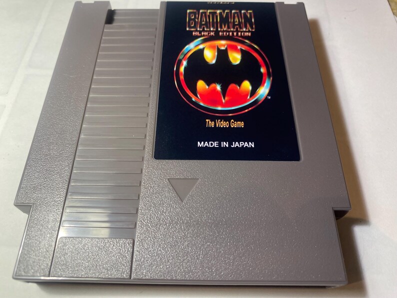 Batman the Video Game Black Edition - for Nintendo NES NTSC English - Etsy