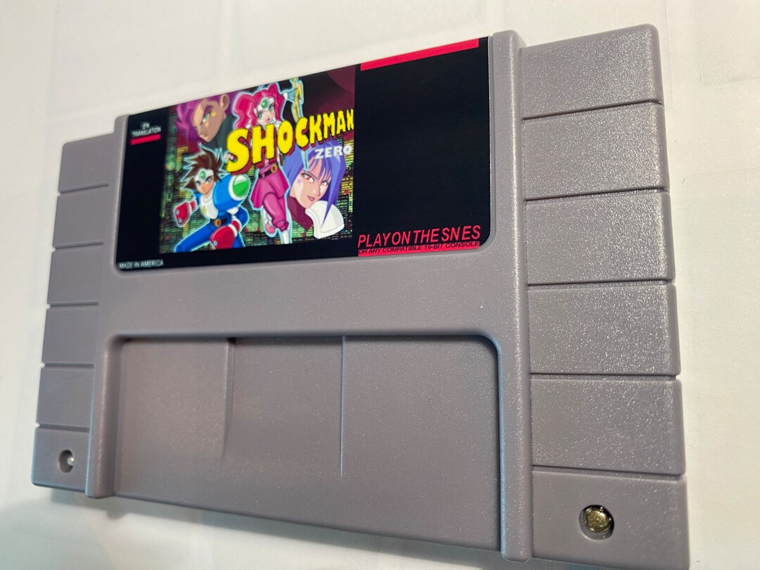 Shockman Zero - English Translation - USA - for Super Nintendo Snes - Etsy