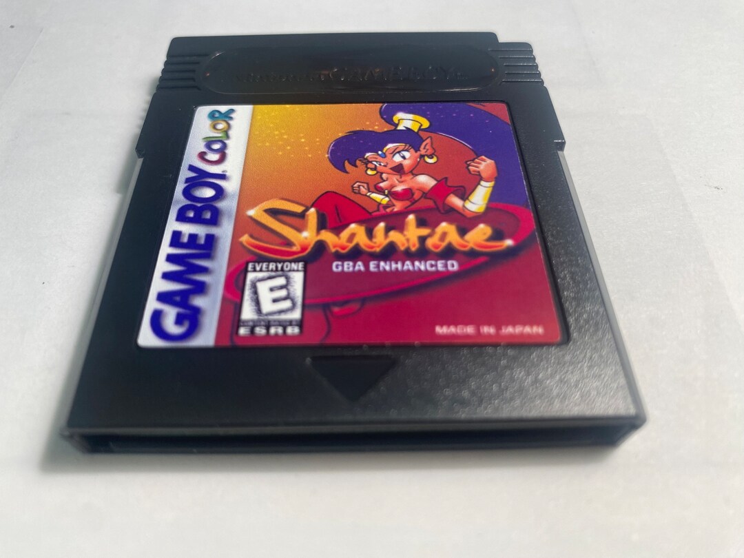Shantae - GBA Enhanced - English USA 5V - for Gameboy Color GBC - Etsy UK