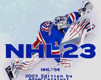 NHL 94 2023 Edition for Sega Genesis Etsy Canada